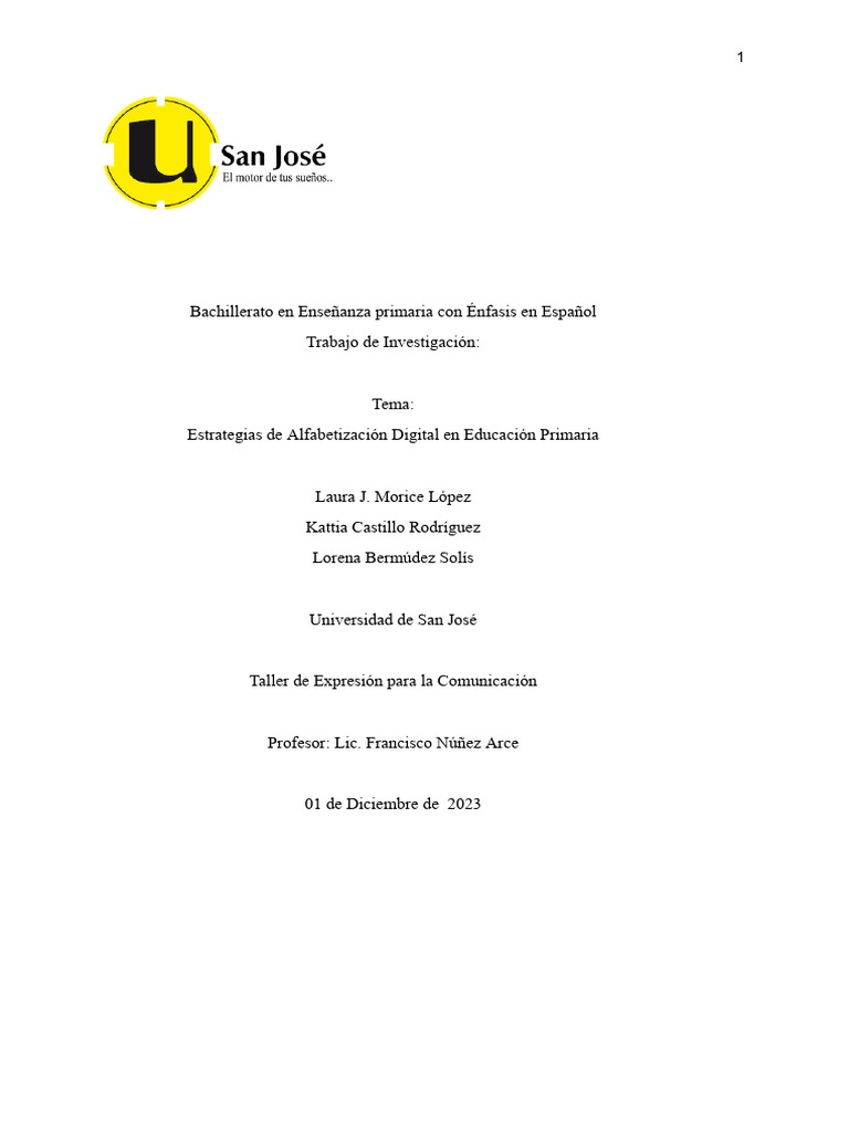 Investigación Final Kattia, Laura y Lorena | PDF