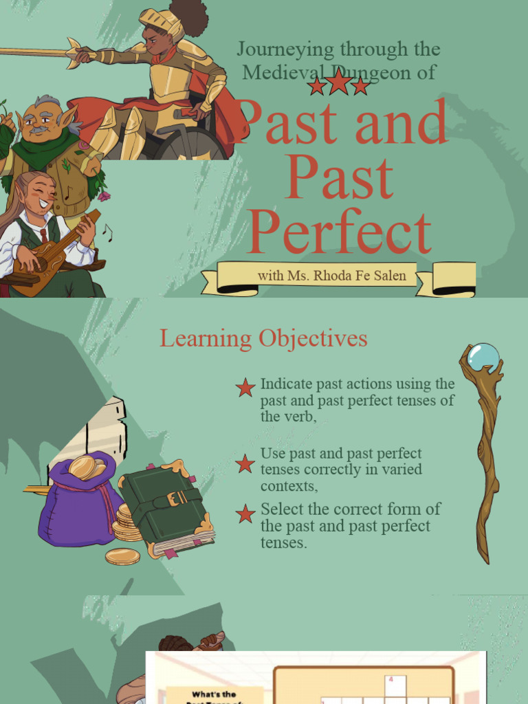 Grammar Adventure: Past Tenses | PDF | Grammatical Tense | Perfect ...