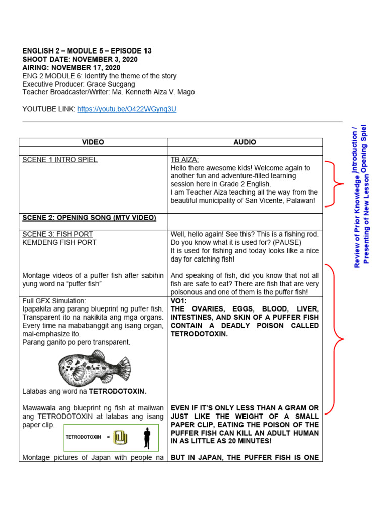 ENGLISH-2-EPISODE-13-SAMPLE-SCRIPT | PDF | Conversation