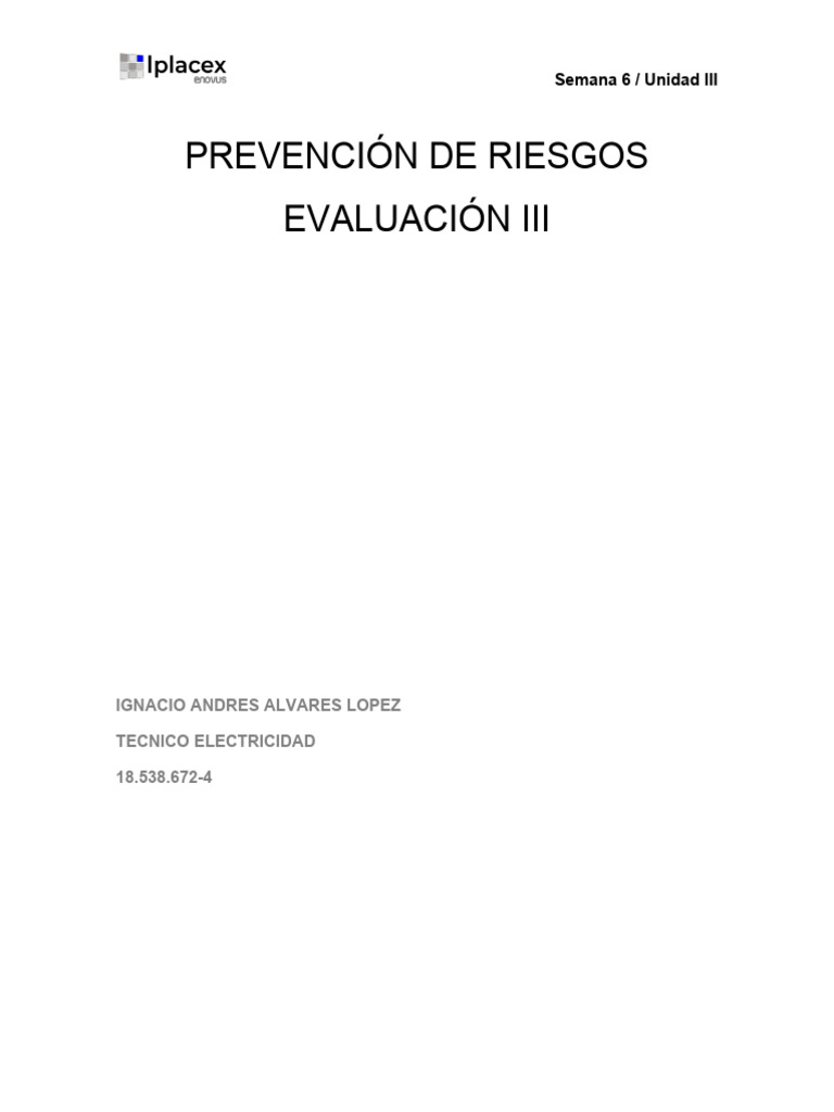 Ignacio Alvarez EV3 | PDF