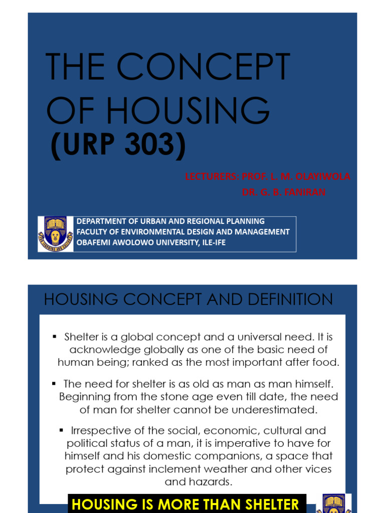 Housing Concept | PDF | Politics | Social Science