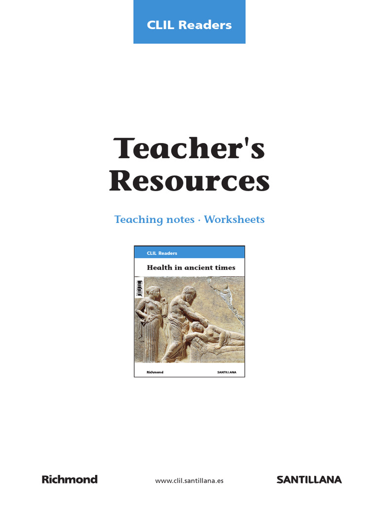 CLIL Readers 3 Health in Ancient Times Resources | PDF | Reading Comprehension | Vocabulary