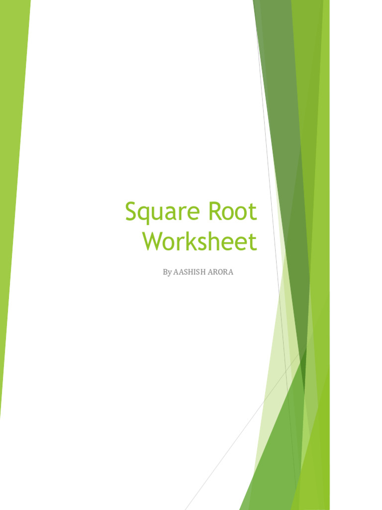 Square Roots | PDF | Discrete Mathematics | Complex Analysis