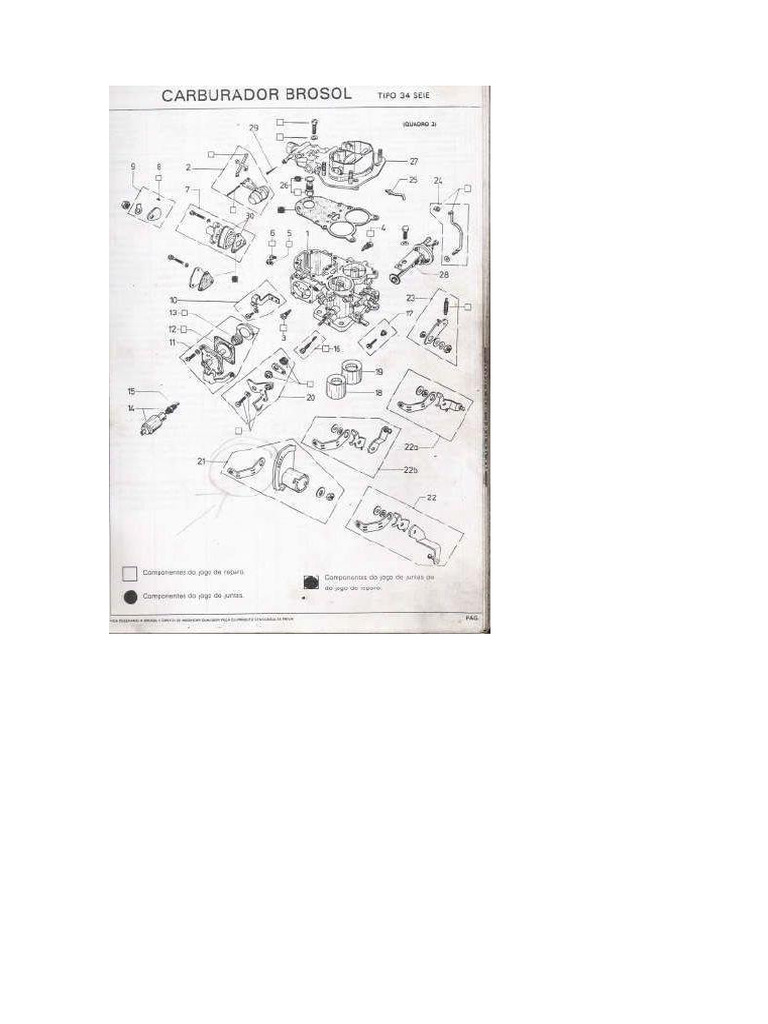 Vista Explodida Carburador H 34 | PDF