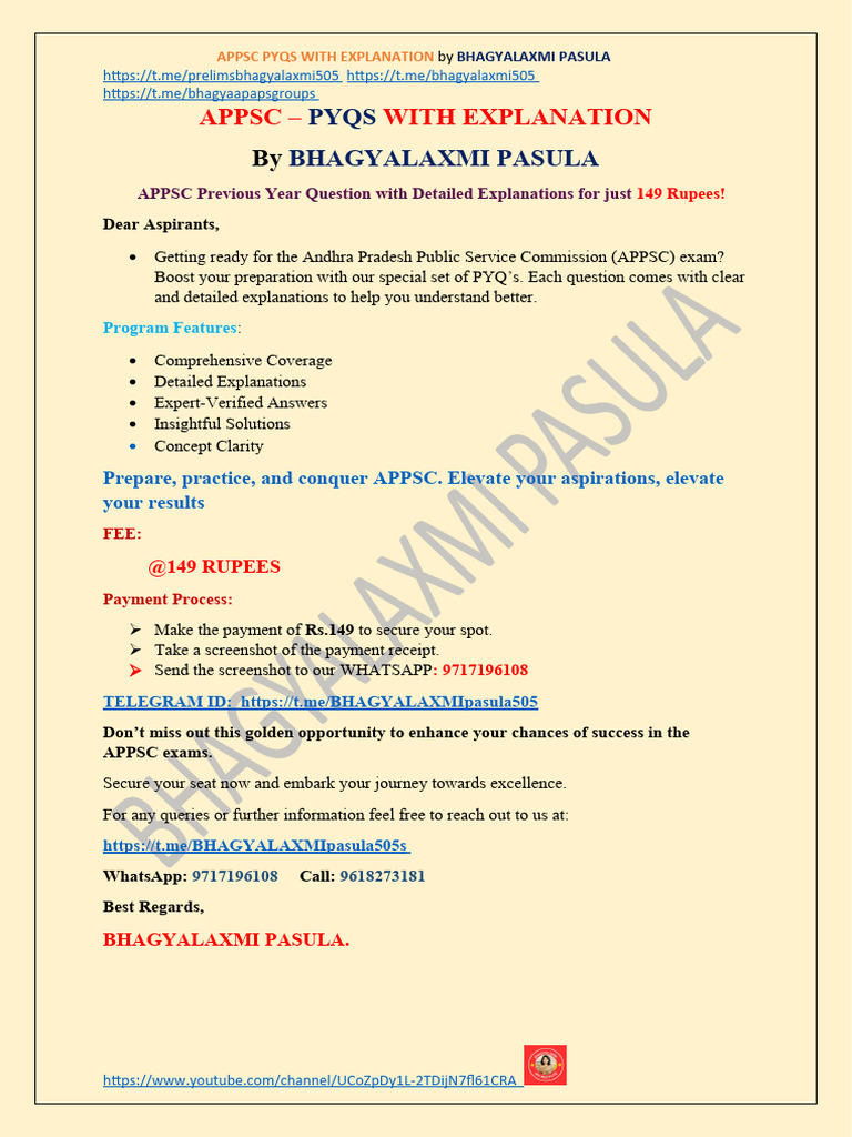 Appsc Group 2 Pyqs Sample | PDF | Value Added Tax | Taxes