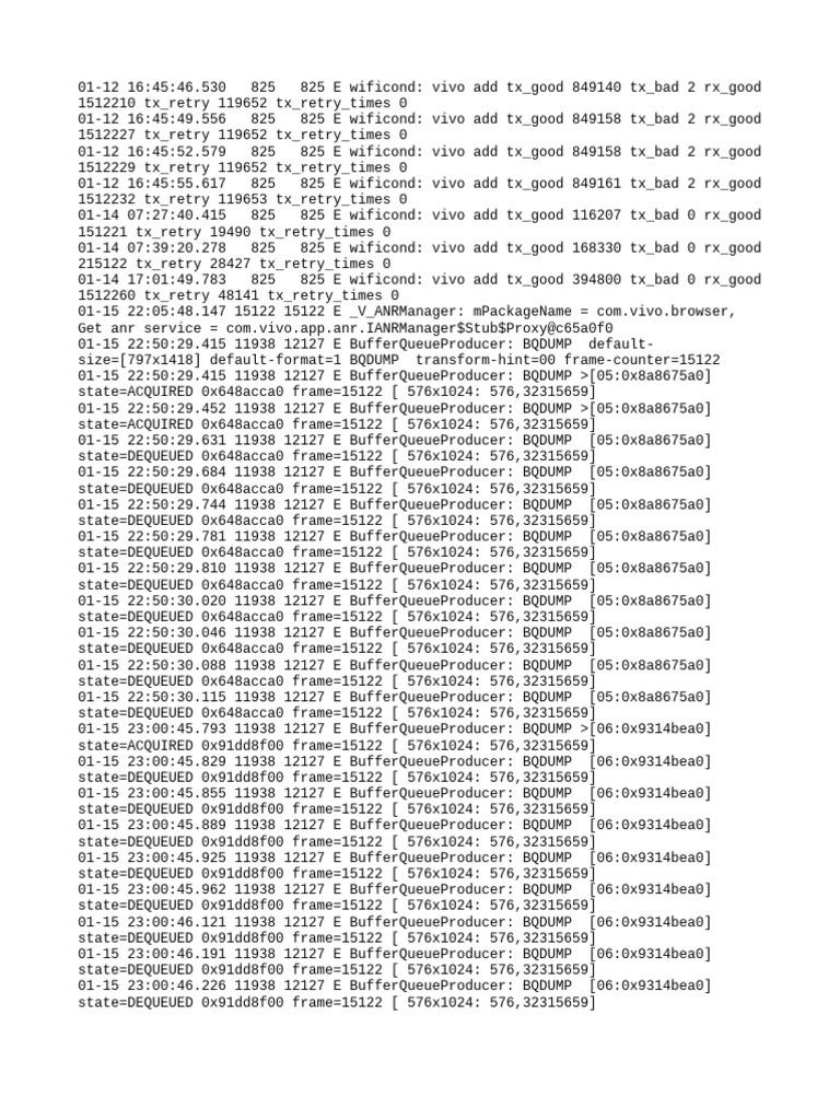Log | PDF | Software Engineering | Computing