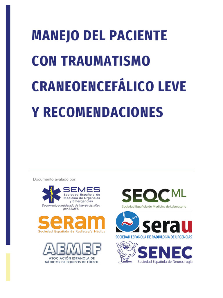 Manejo-del-paciente-con-TCE-leve-y-recomendaciones_VF | PDF | Lesión ...