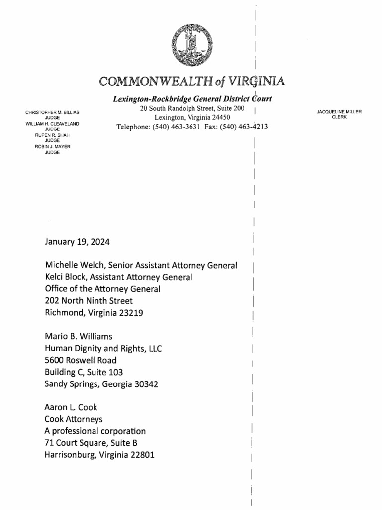 ORDER Judge Greg Mooney On Natural Bridge Zoo | PDF