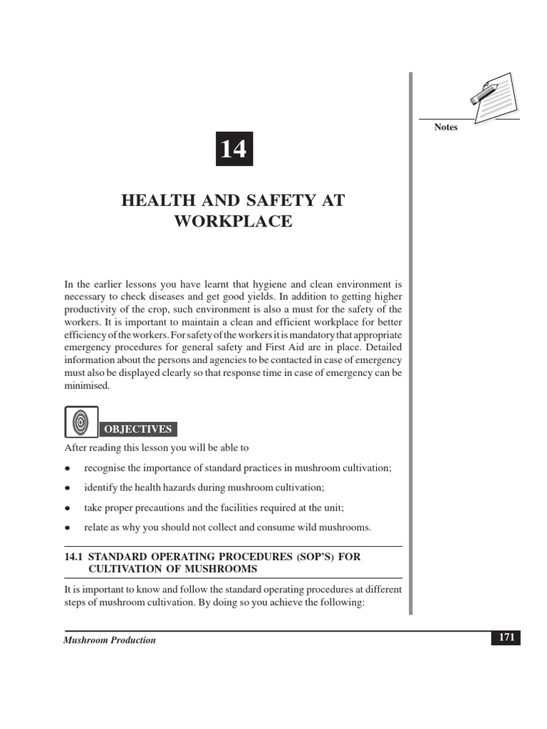 Lesson 14 | PDF | Edible Mushroom | Mushroom