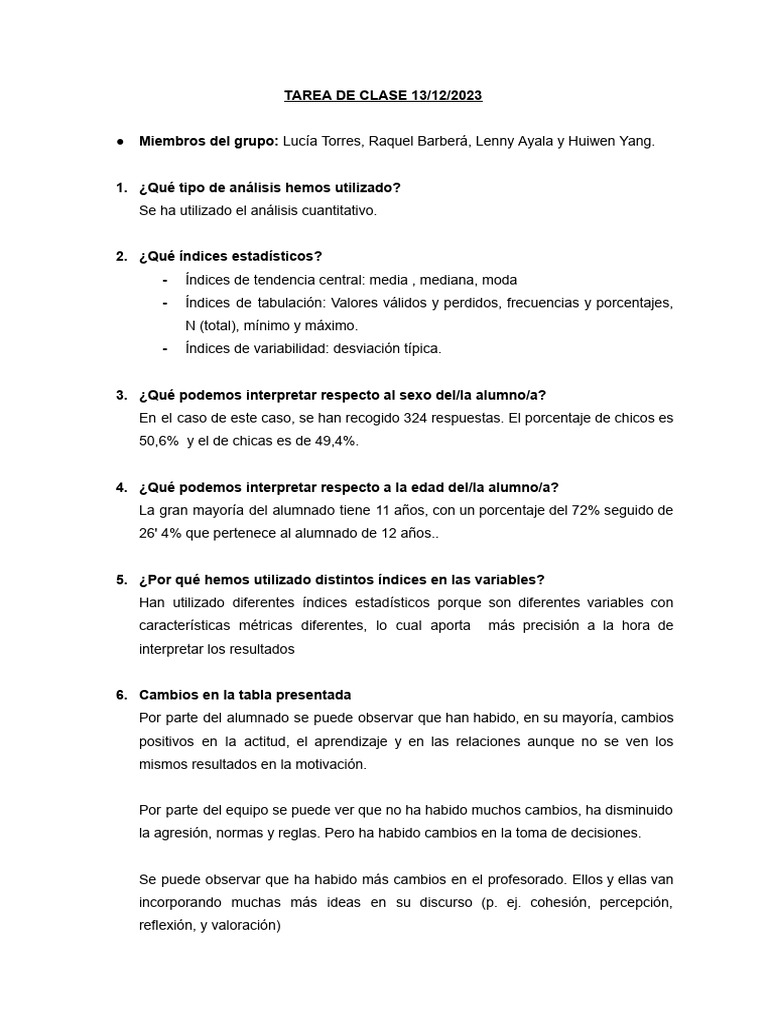Tarea de Clase | PDF