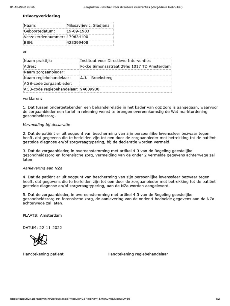 PVK Mevr. Milosavljevic 2 | PDF