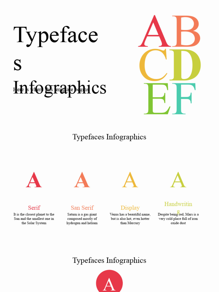 Typefaces Infographics by Slidesgo | Download Free PDF | Solar System ...