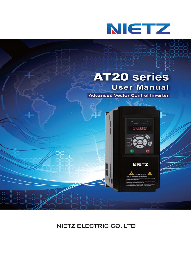AT20 Inverter User Manual | PDF