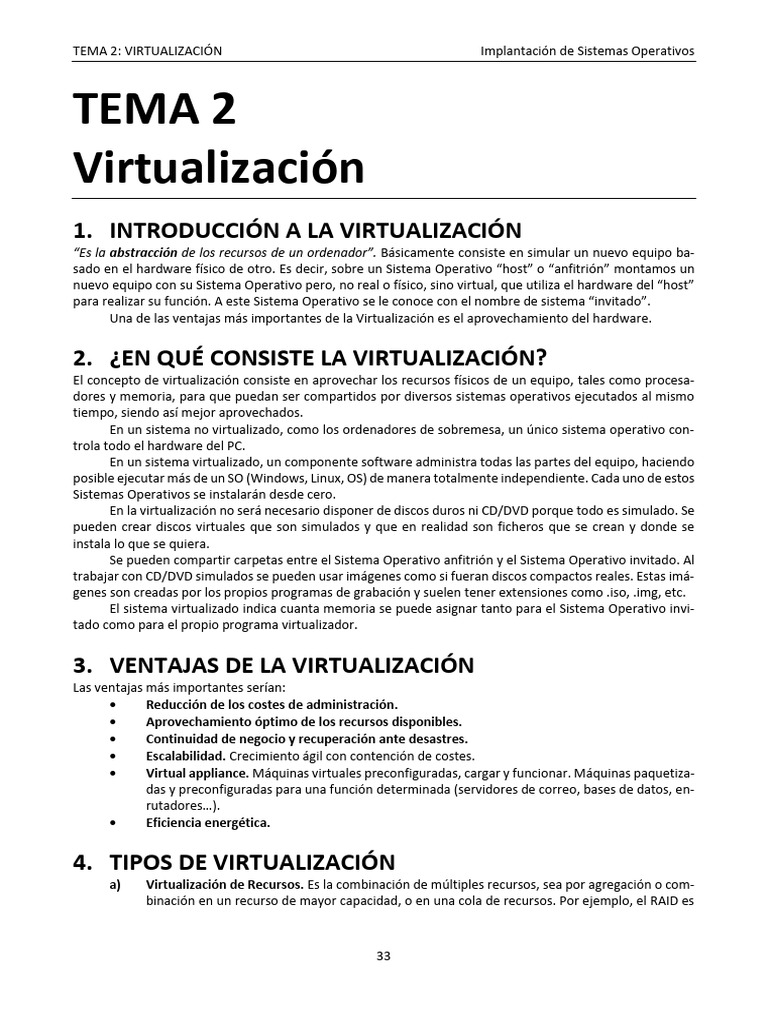 Tema 2 - Iso | PDF | V Mware | Máquina virtual