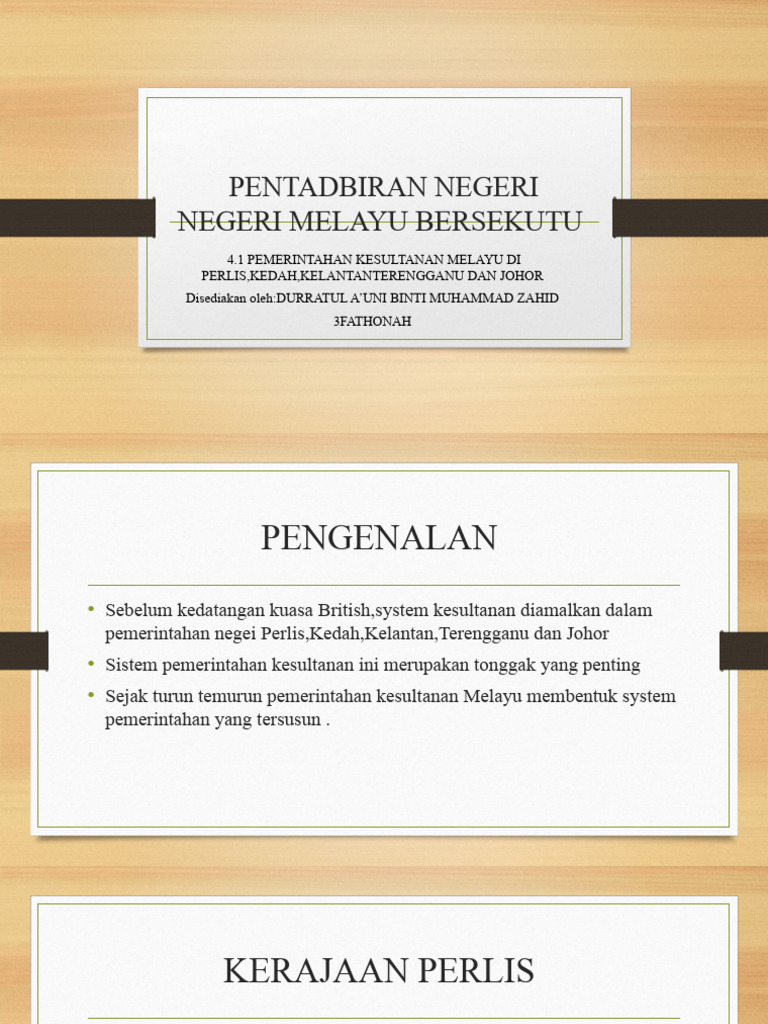Pentadbiran Negeri Negeri Melayu Bersekutu | PDF Pentadbiran Negeri Negeri Melayu Bersekutu | PDF
