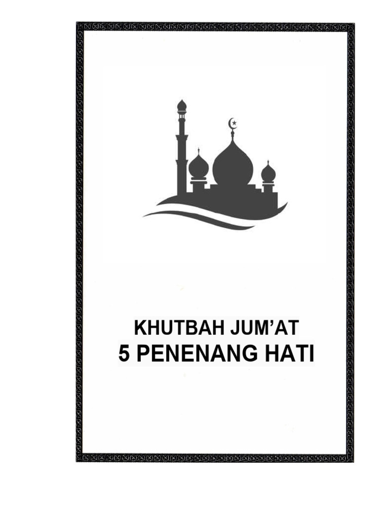 2023 Khutbah 5 Ketenangan Hati | PDF | Agama & Spiritualitas