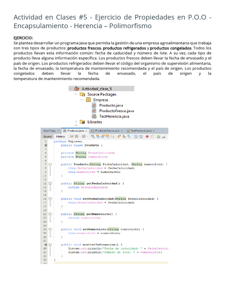 Actividad en Clases #5 | PDF