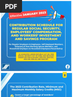 New SSS Contribution Table 2025 | PDF | Social Security (United States ...