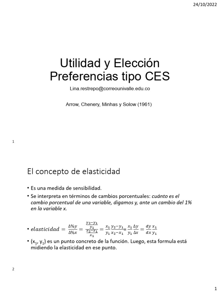 3 Rational Consumer Choice - Utilidad - Elección-CES | PDF ...