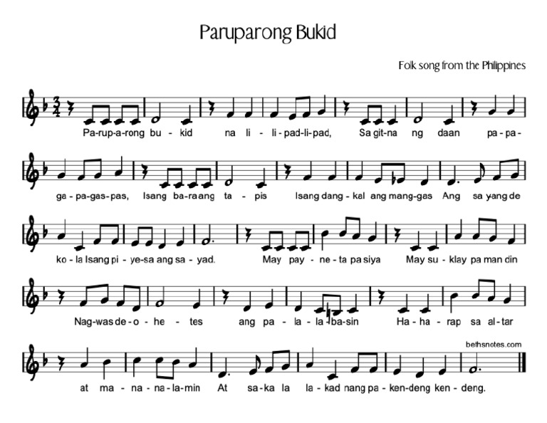 Paru-Parong Bukid | PDF