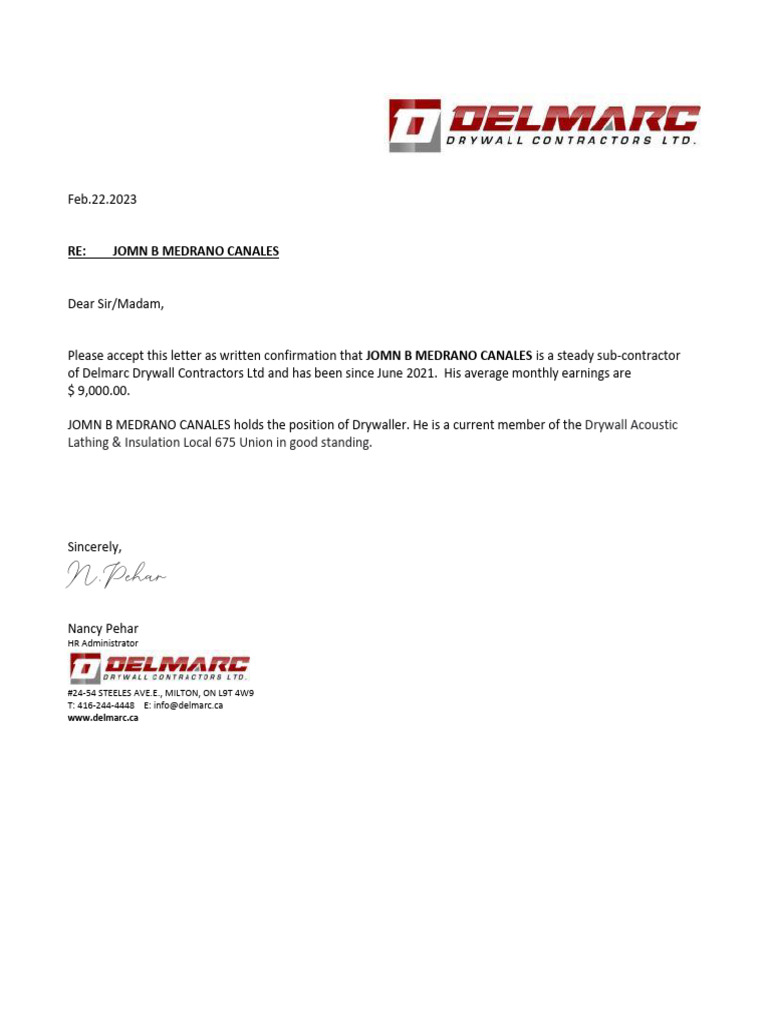 Sub Confimration Jomn | PDF