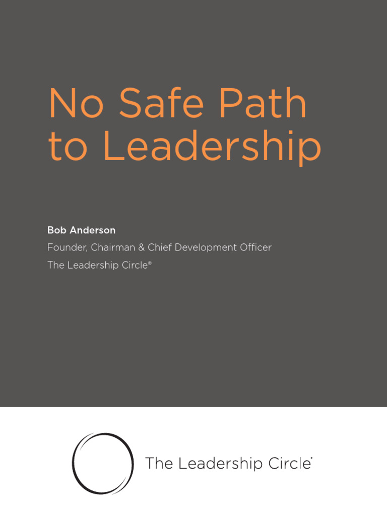 No Safe Path To Leadership Mar18 | PDF | Leadership | Risk