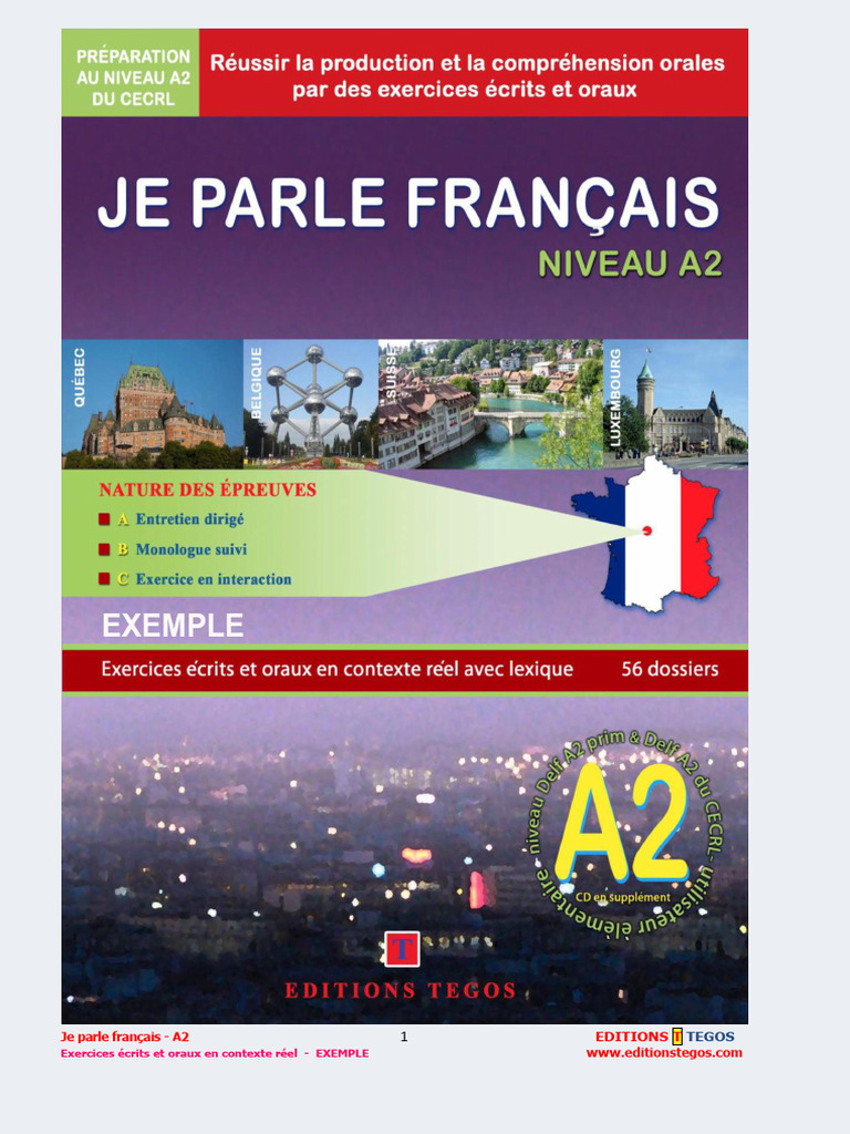 Exercices de français A2 en contexte | PDF