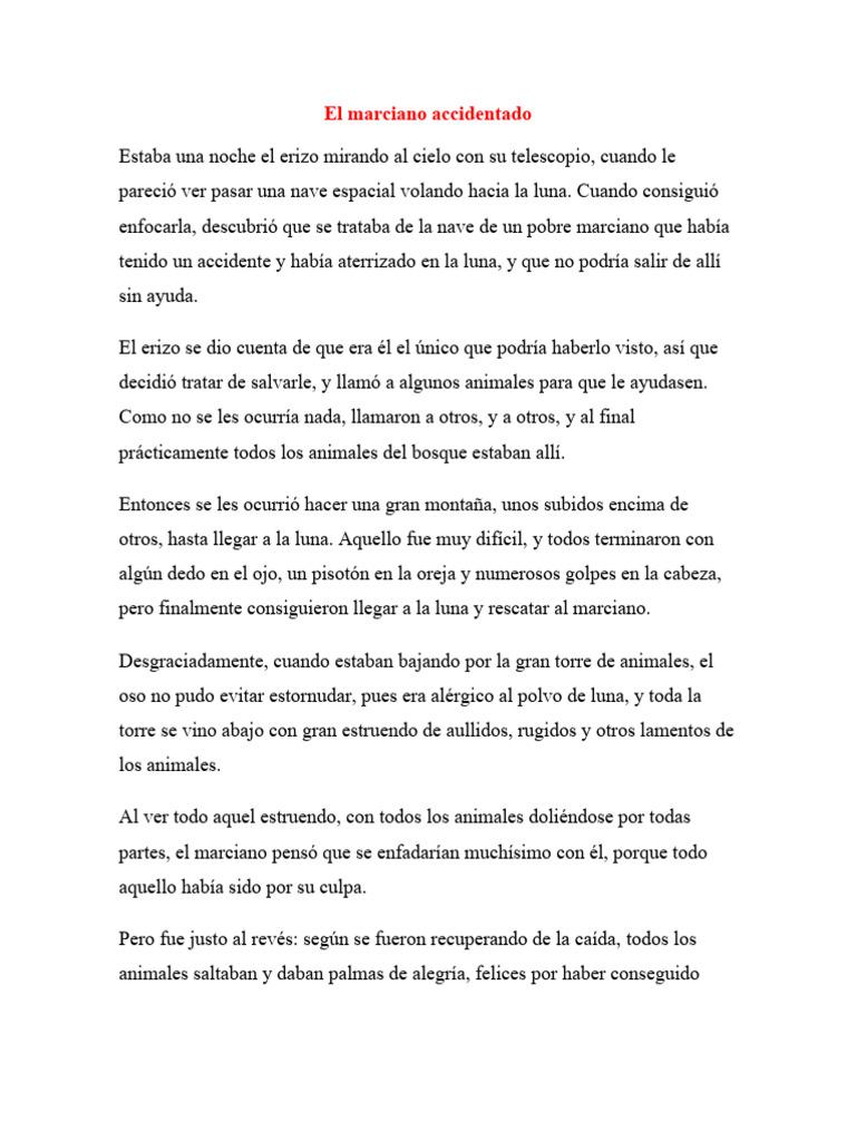 Rescate del marciano en la luna | PDF | Clásicos