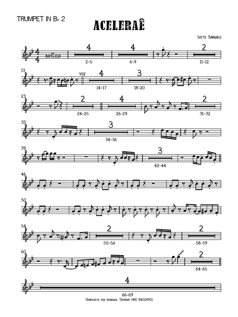 Acelerae Grade Trumpet in BB 2 | PDF