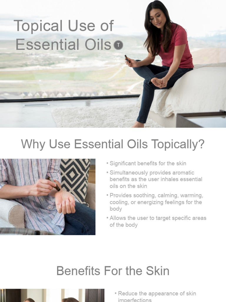 CP Topical Use Essential Oils | PDF | Essential Oil | Topical Medication