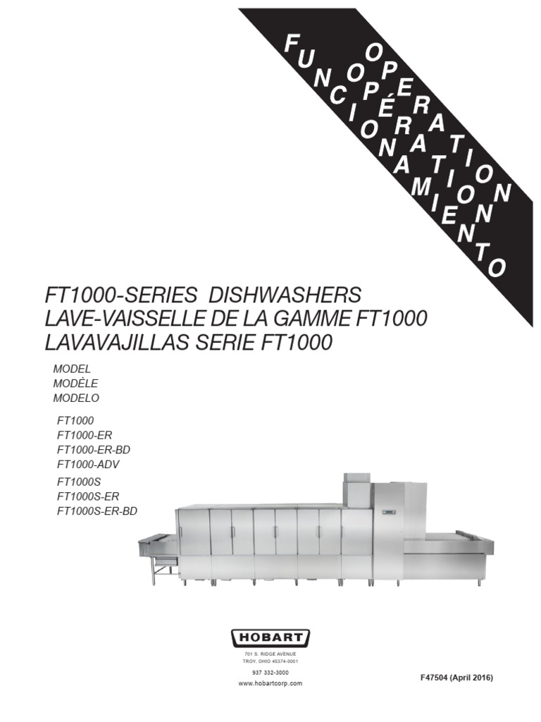 Hob Ft1000 Om | PDF | Dishwasher | Menu (Computing)