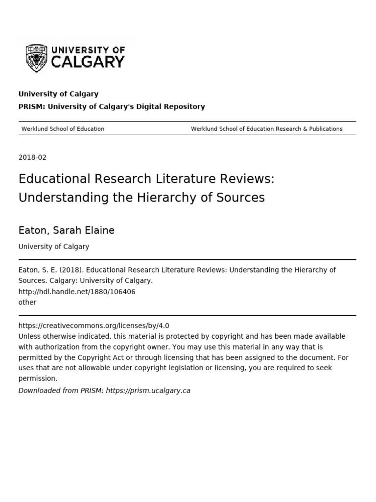 Hierarchy of Sources by Eaton | Download Free PDF | Wikipedia | Credibility