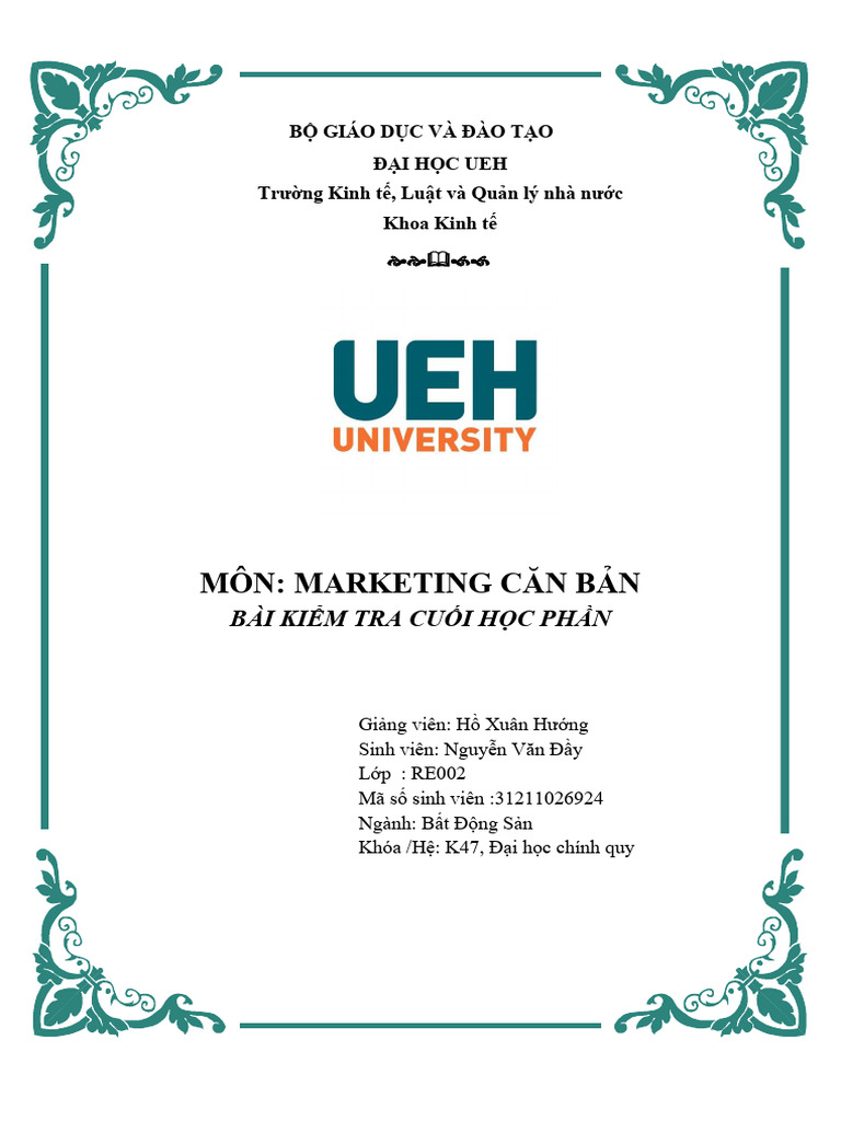 Final - Mar - Nguyen Van Day | PDF