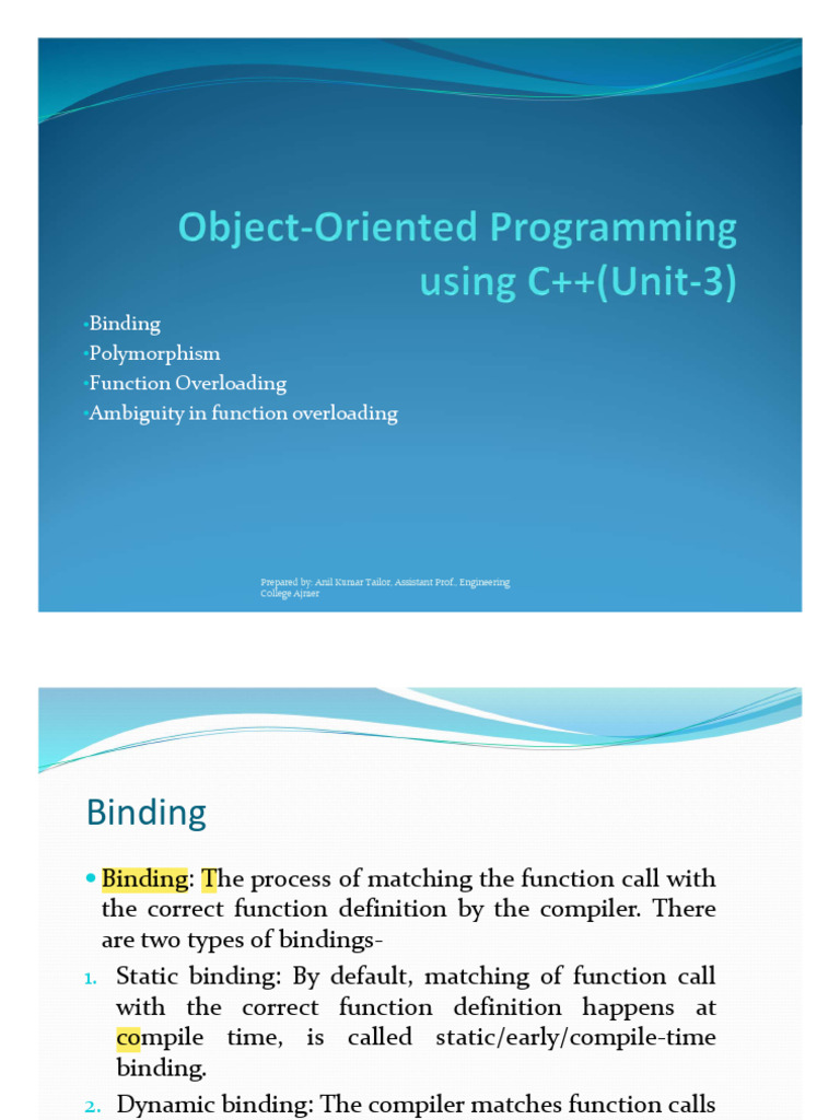 Binding | PDF | Programming Paradigms | Software Development