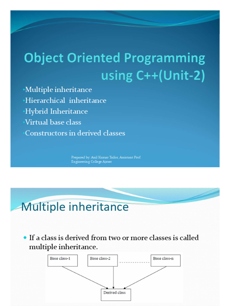 Inheritance Pdf Inheritance Object Oriented Programming Software Development