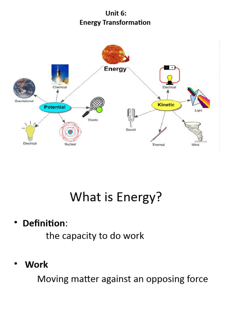 Energy Transformation | PDF