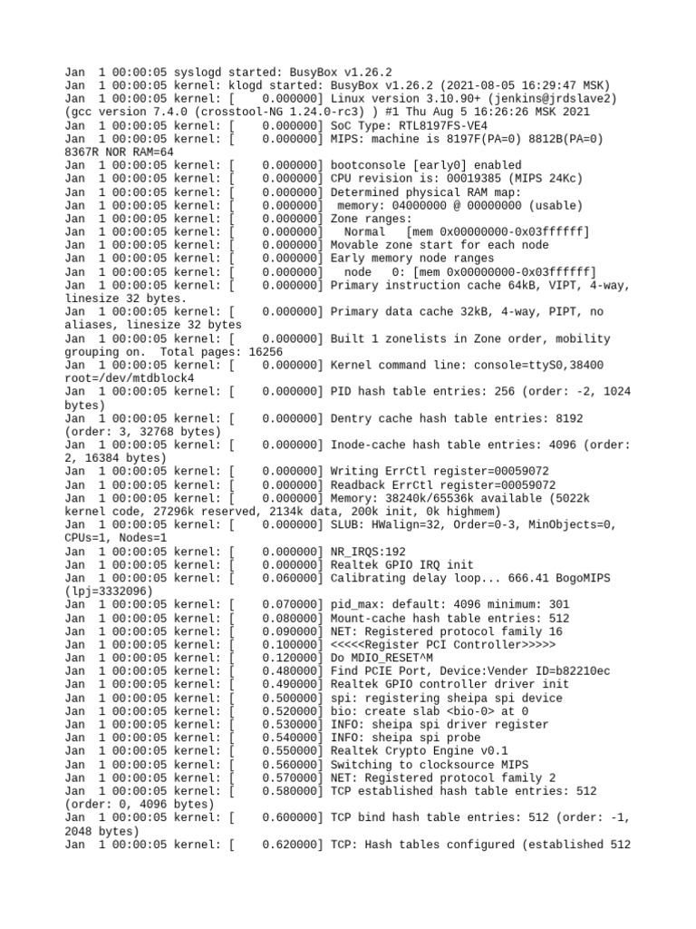 Syslog | PDF | Cpu Cache | Computing