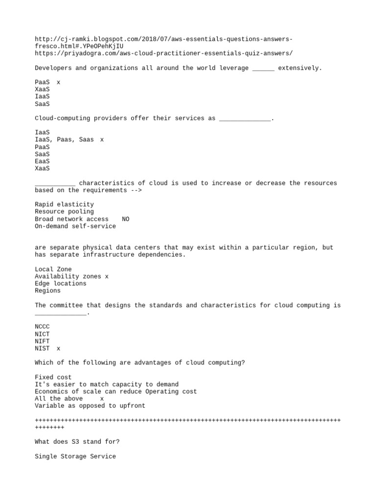 Aws Essentials | PDF | Cloud Computing | Amazon Web Services