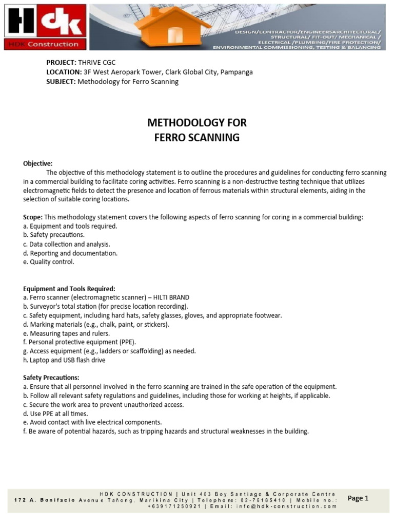 PL - Methodology - Ferro Scanning | PDF | Image Scanner | Personal ...