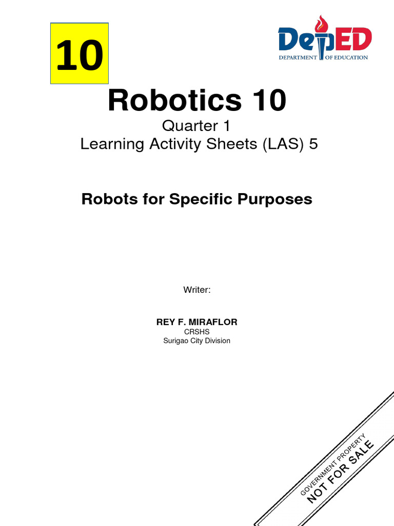 Robotics 10 Module 4 | PDF | Robot | Robotics