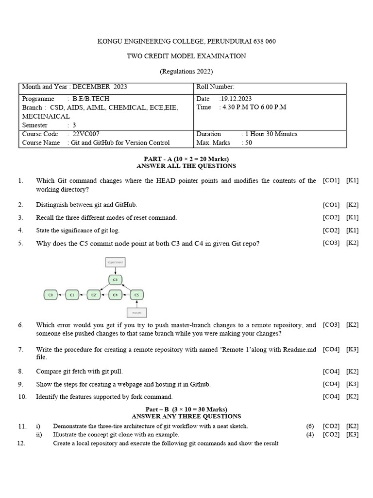 Final Github Questions 17.12.2023 | PDF