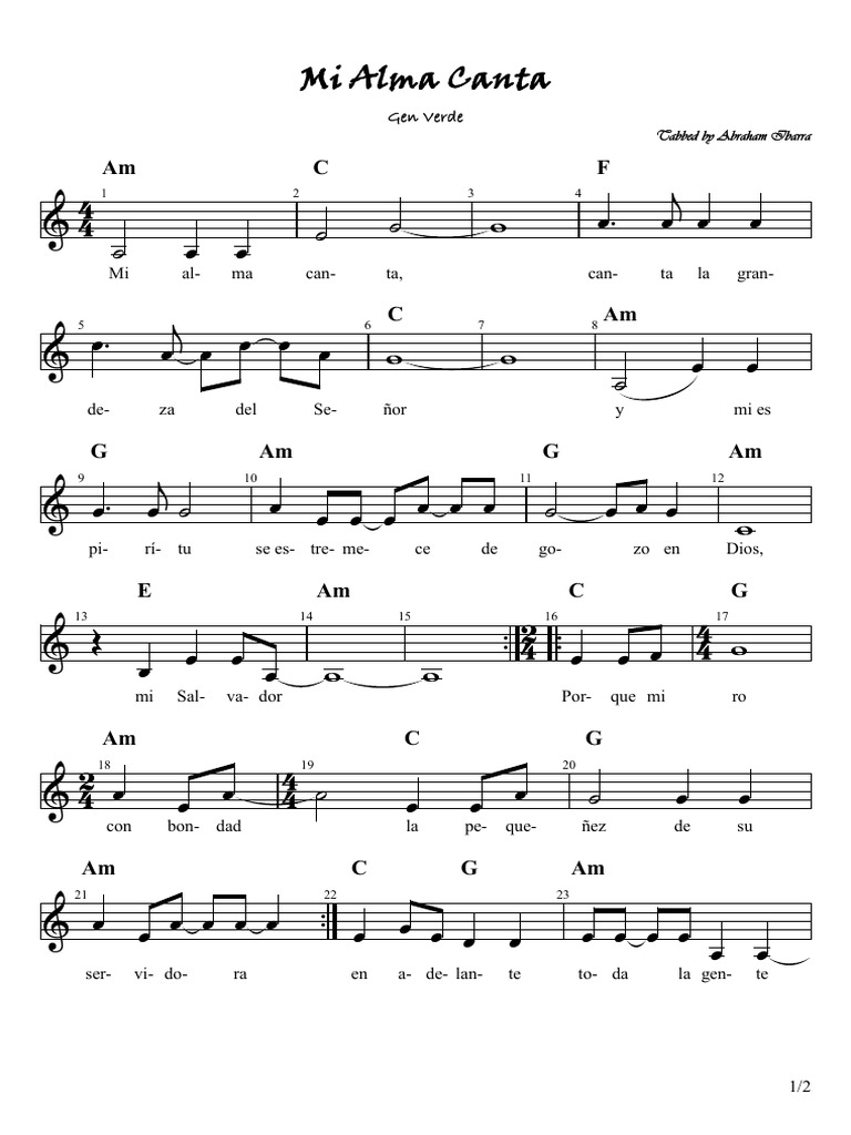 Mi Alma Canta Sencilla | PDF