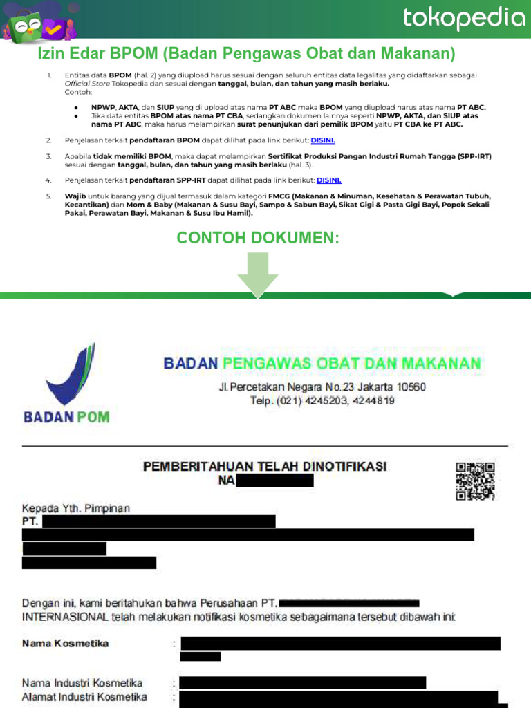 Izin - Edar - BPOM | PDF | Bisnis | Pengelolaan Keuangan & Uang