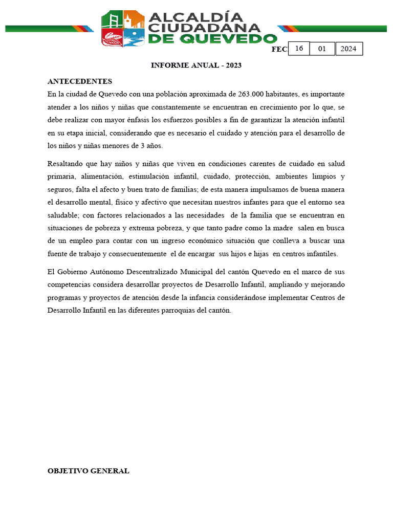 Informe 2023 Cdi | PDF