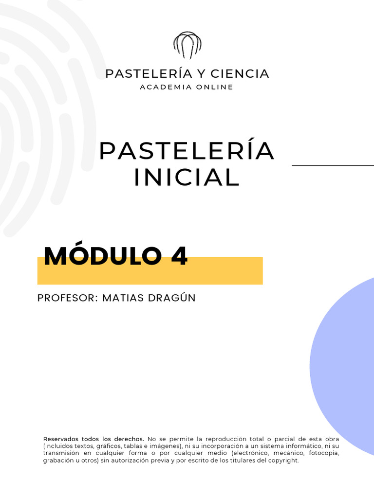 Modulo 4 Panaderia Clase 3 | PDF | Panes | Levadura