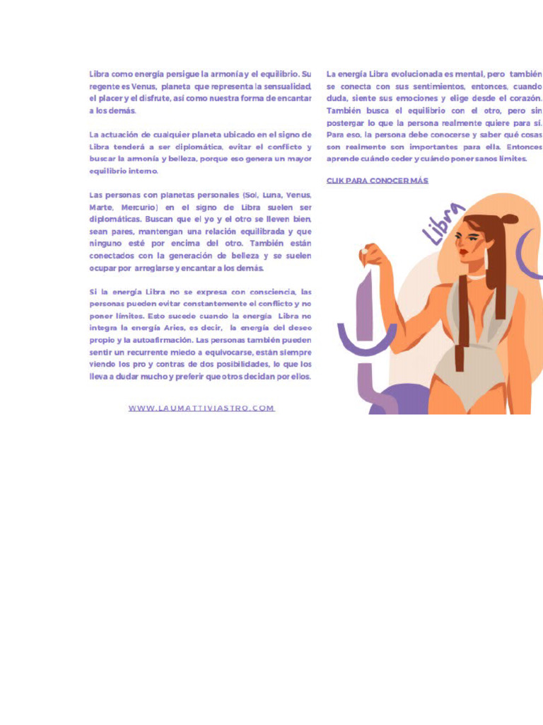 Libra y Sus Contrariedades | PDF