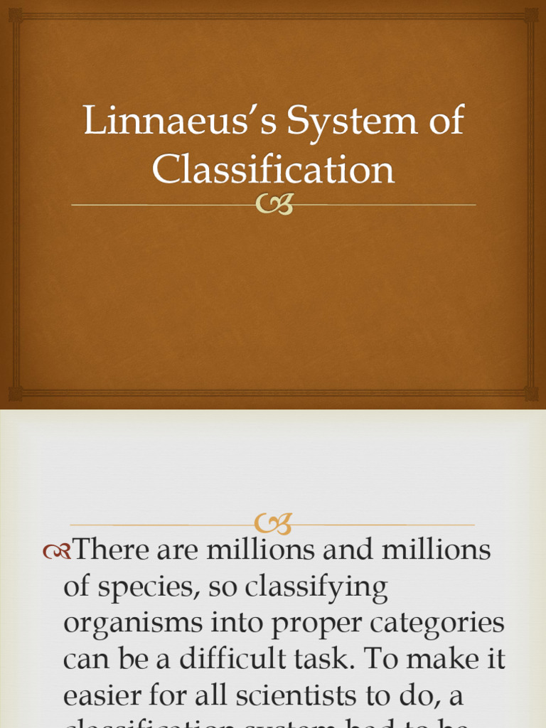 Linnaeuss System of Classification | PDF | Taxonomy (Biology) | Archaea