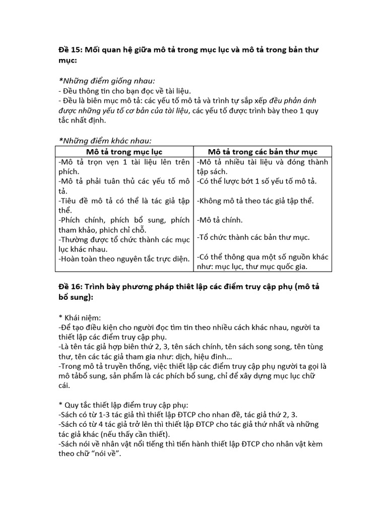 Đề cương 15-19 | PDF