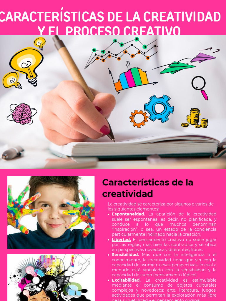Características de La Creatividad y El Proceso Creativo | PDF | Creatividad | Pensamiento