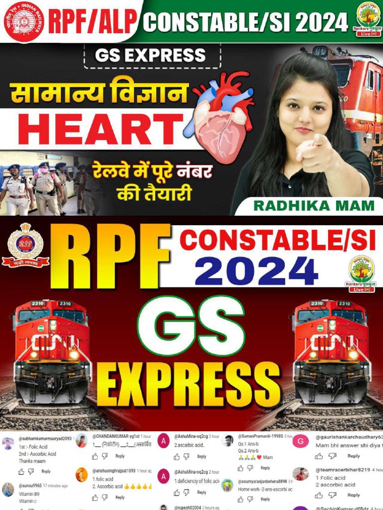 Heart Railway Rpf By Radhika Mam Pdf Heart Atrium Heart